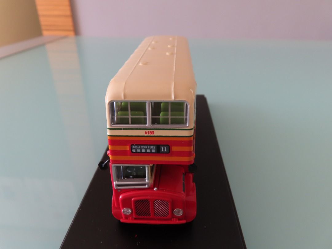 巴士模型 1:76 九巴 AEC Regent MK V 11m 車隊# A189 車牌AD7180 路線11號往佐敦道碼頭 OCO 証書 ...