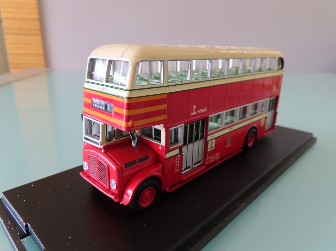 巴士模型 1:76 九巴 AEC Regent MK V 11m 車隊# A189 車牌AD7180 路線11號往佐敦道碼頭 OCO 証書 ...