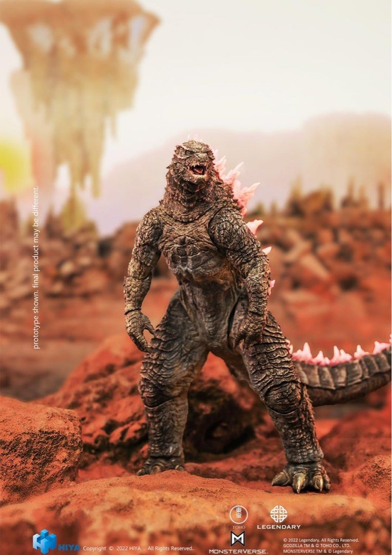 預訂 HIYA toys Exquisite Basic godzilla 哥斯拉 哥斯拉 大戰金剛2 Evolved Ver. shm , 預購 - Carousell
