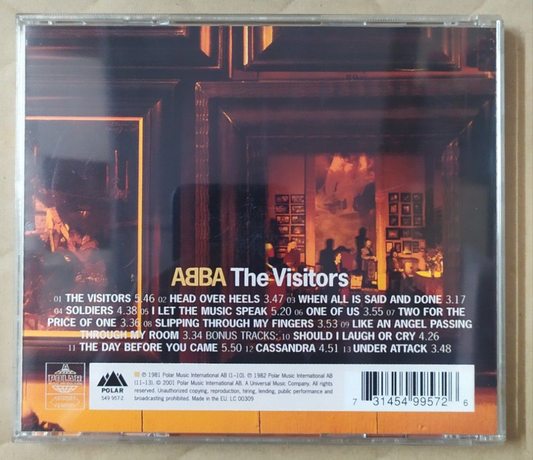 ABBA "Ring Ring Waterloo Abba Arrival The Album Voulez-Vous Super Trouper The Visitor " CD ...
