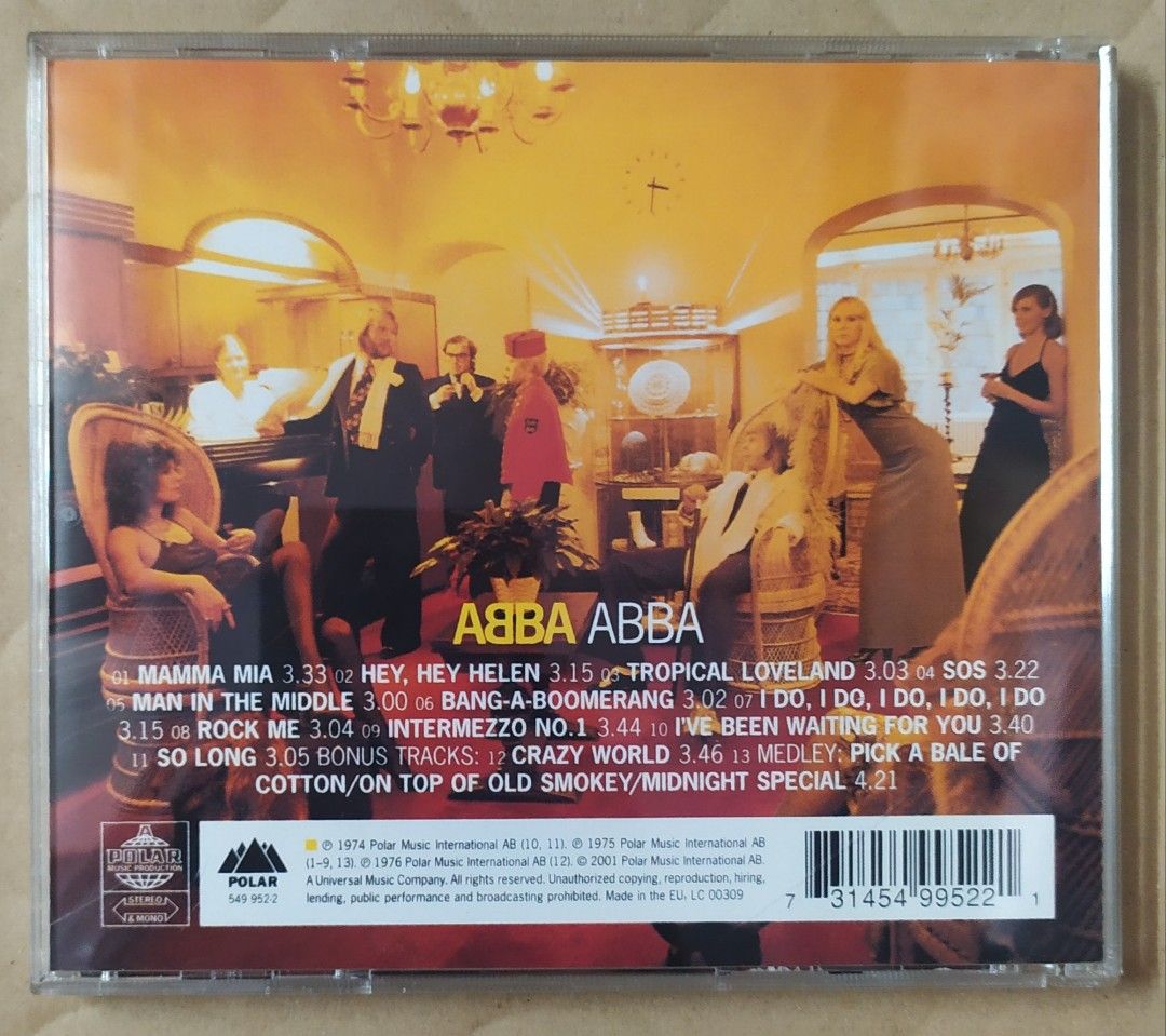 ABBA "Ring Ring Waterloo Abba Arrival The Album Voulez-Vous Super Trouper The Visitor " CD ...