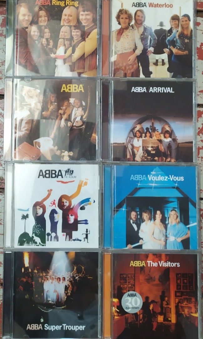 ABBA "Ring Ring Waterloo Abba Arrival The Album Voulez-Vous Super Trouper The Visitor " CD ...