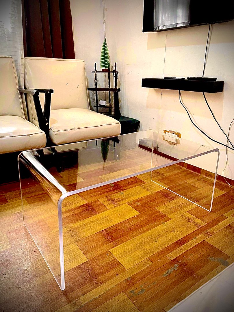 Acrylic Center Table, Furniture & Home Living, Office Furniture ...