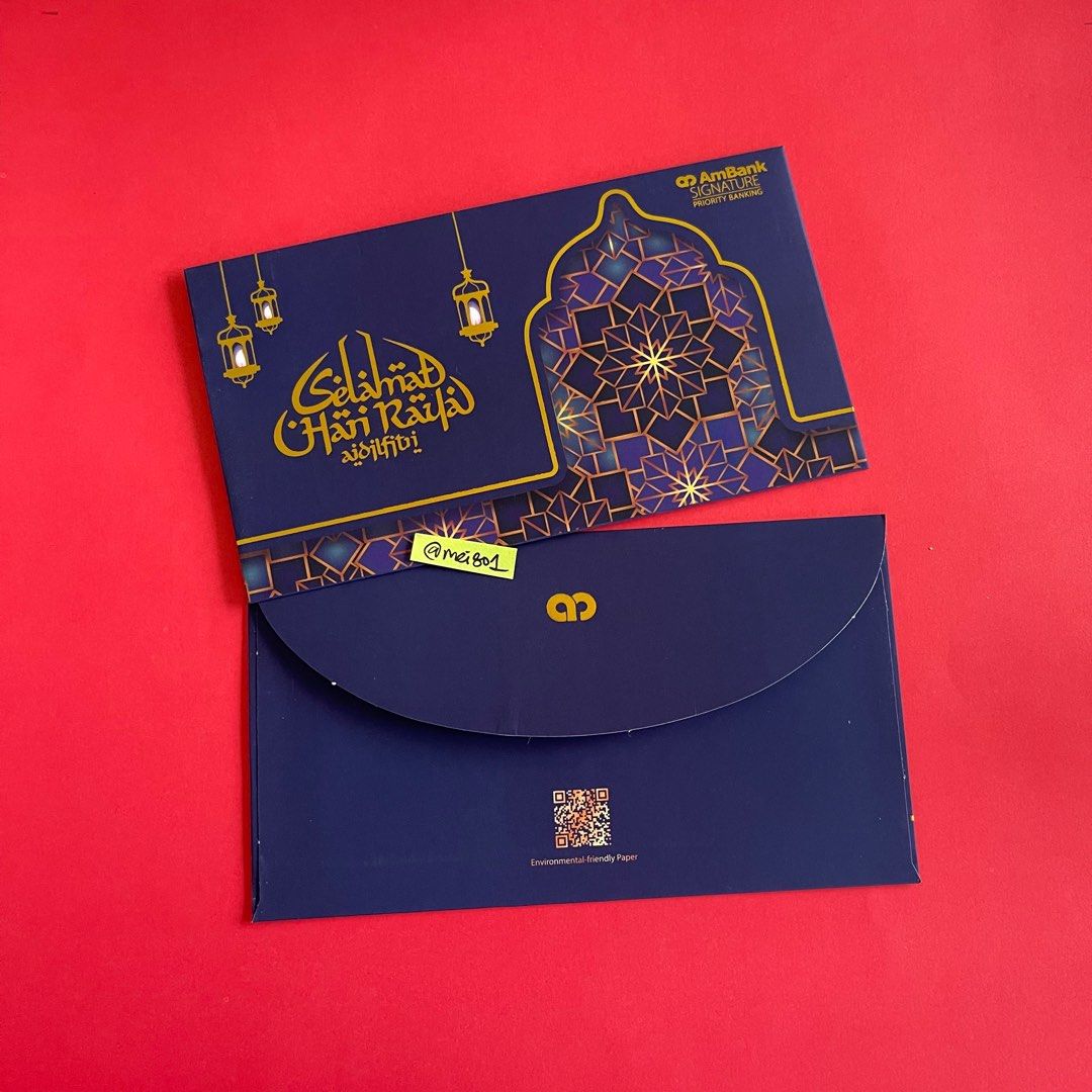 Ambank Signature Priority Raya Packet / Sampul Raya 2024, Hobbies ...