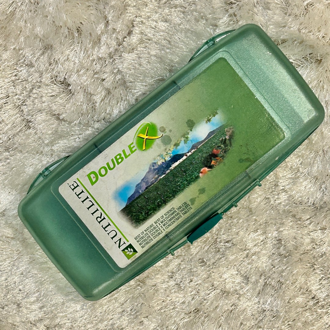 Medicine box supplementary nutrilite container tupperware pill by Amway, Furniture & Home Living ...