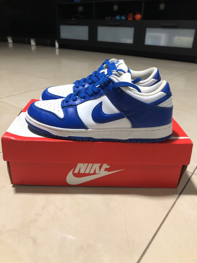 AUTHENTIC KENTUCKY BLUE NIKE DUNK LOW, Men's Fashion, Footwear ...