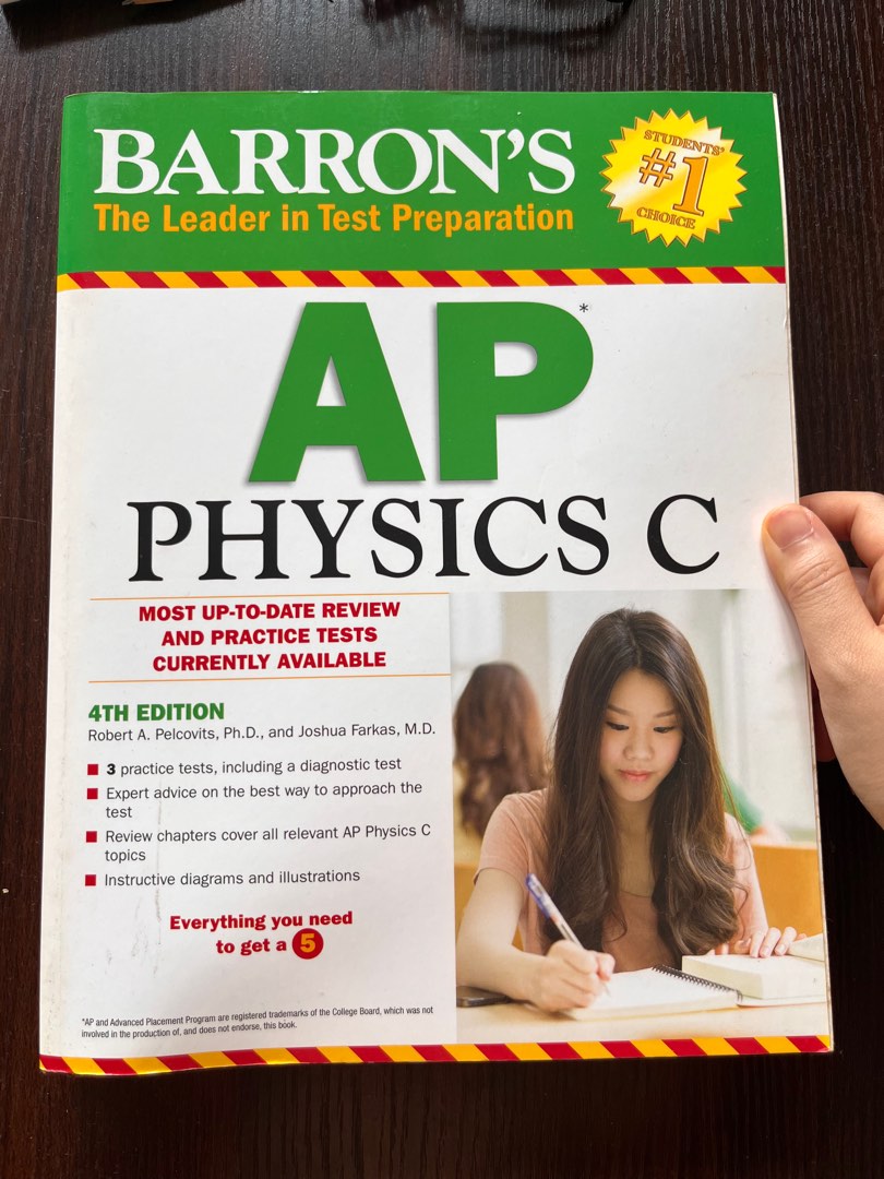 冇寫過 unused Barron’s AP physics C textbook 4th edition教科書, 興趣及遊戲, 書本 ...