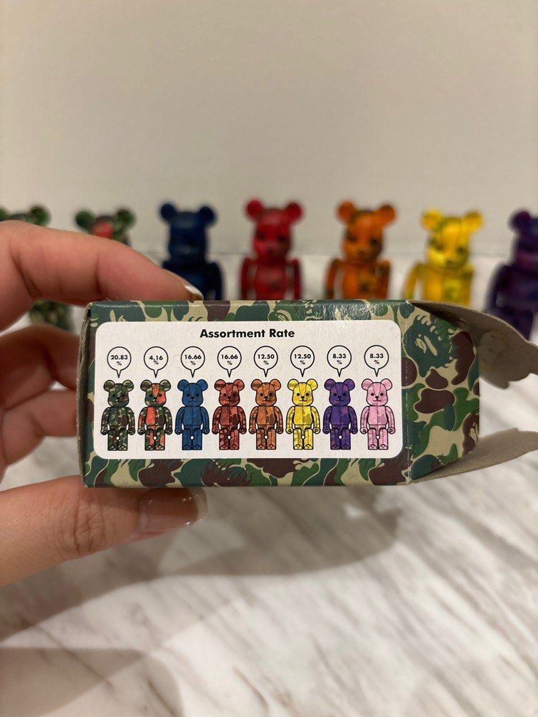 Bearbricks 100% Bape Play Series 3 full set + secret , Hobbies & Toys ...