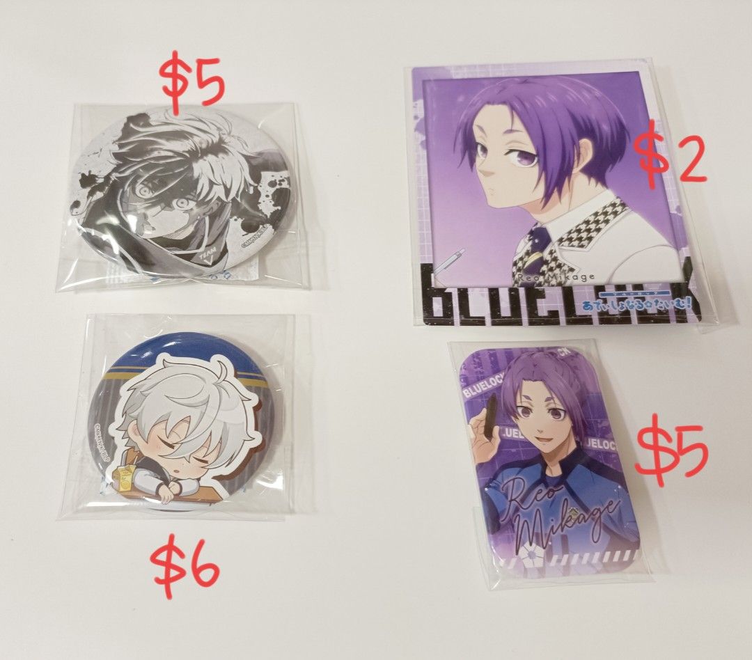 bluelock Nagi Seishiro Reo Mikage Merch, Hobbies & Toys, Memorabilia ...