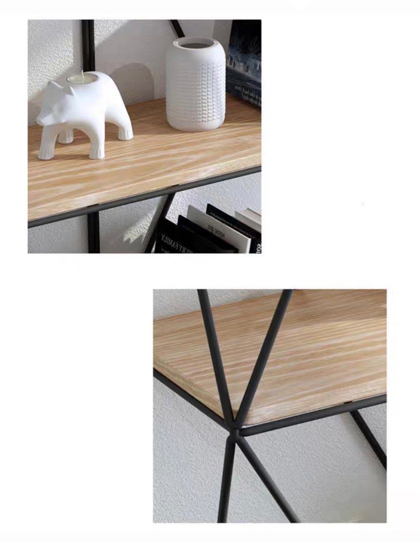 BOHEN Rustic Display Shelf, Furniture & Home Living, Furniture, Shelves ...