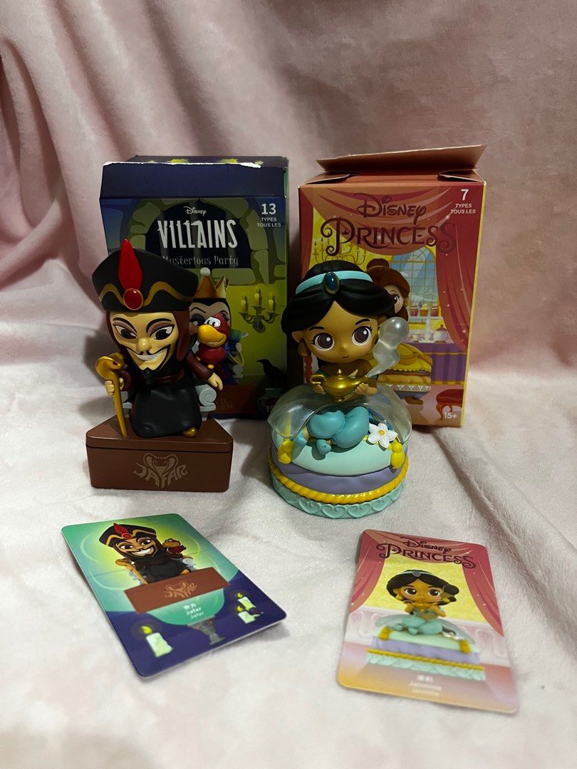 [Bundle] Disney villains princess blind box miniso Jafar Jasmine set ...