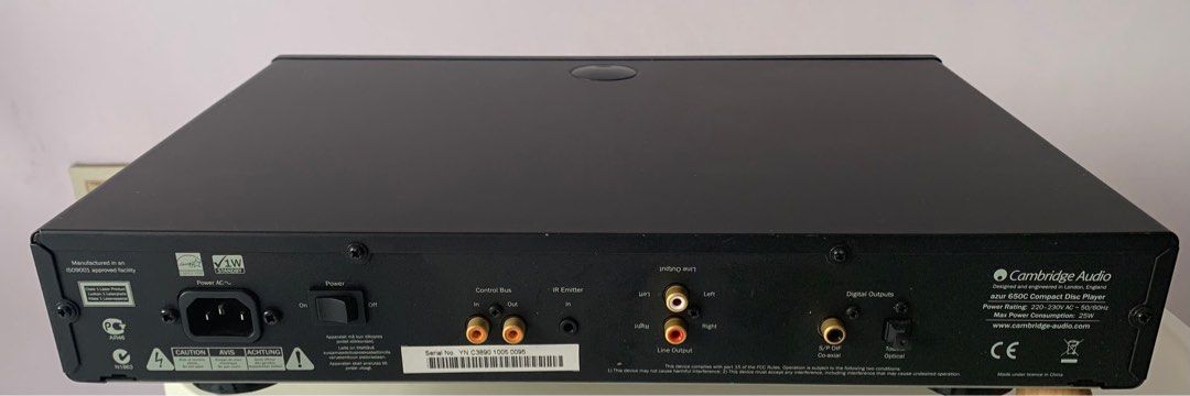 Cambridge Audio Asur 650C CD Player, Audio, Soundbars, Speakers ...