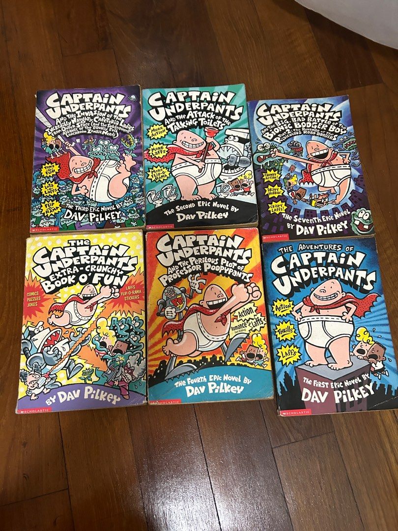 Captain Underpants, Hobbies & Toys, Books & Magazines, Fiction & Non ...