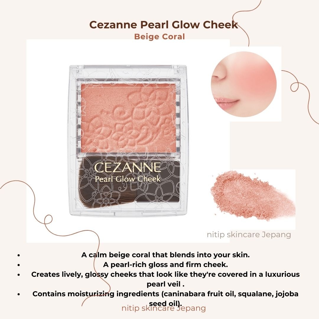 cezanne pearl glow cheek, original cezanne japan, Kesehatan ...