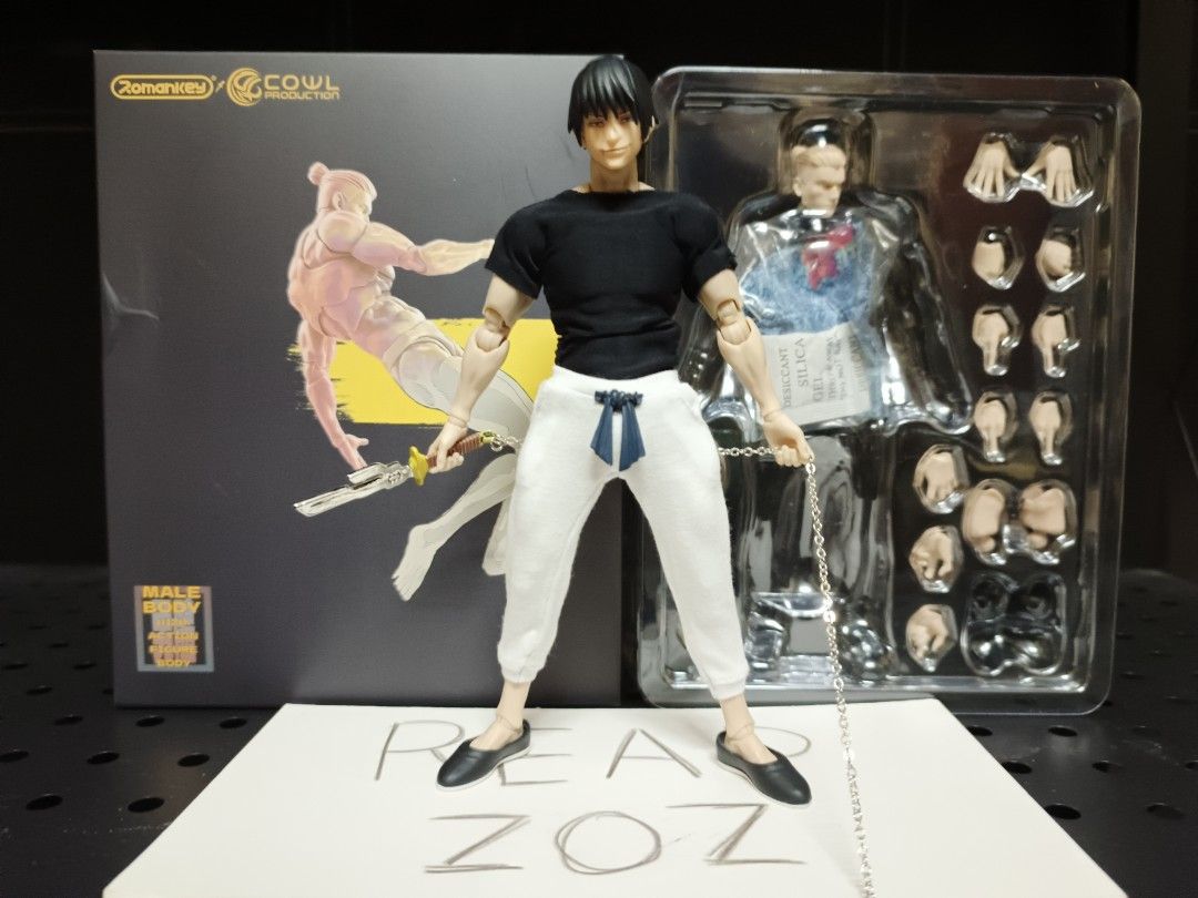 Custom Toji Fushiguro Figure. Body base Romankey x cowl White (Pale ...