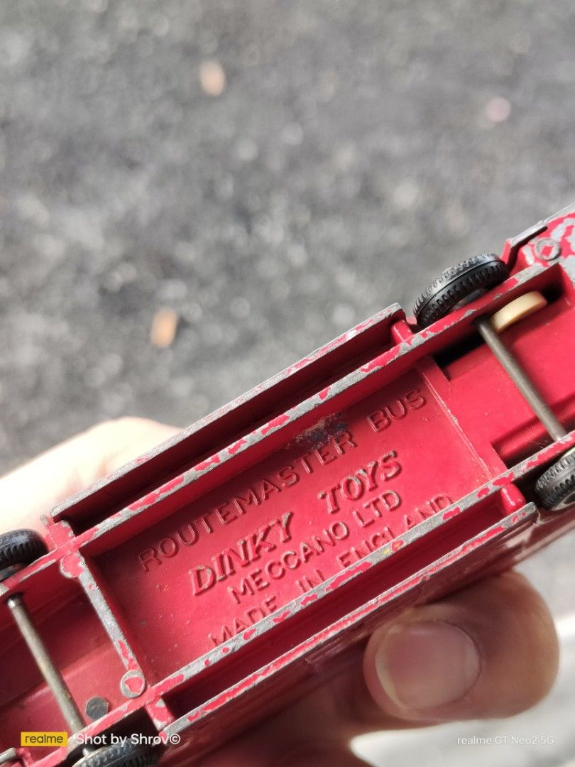 DINKY TOYS ROUTEMASTER BUS MECCANO LTD MADE IN ENGLAND, Hobbies & Toys ...
