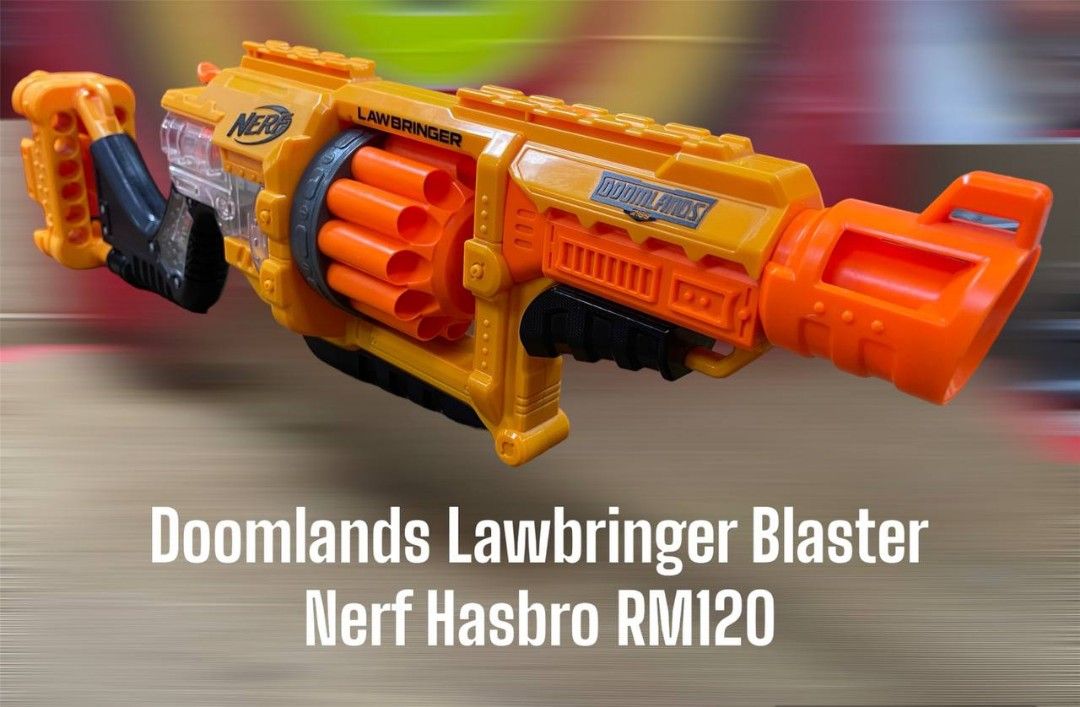 Doomlands Lawbringer Nerf Blaster, Hobbies & Toys, Toys & Games on ...