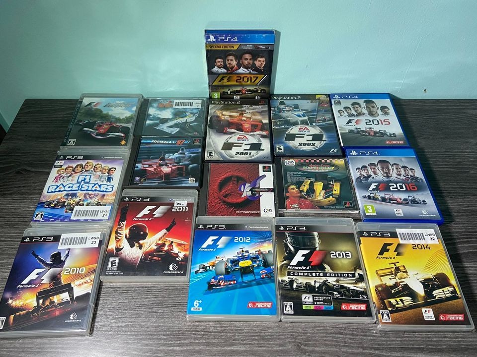 F1 Formula 1 Game Collection PS1 PS2 PS3 PS4, Video Gaming, Video Games ...