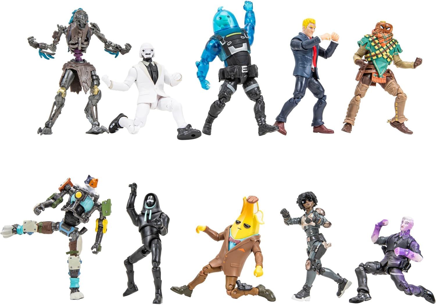 Fortnite Chapter 2 Battle Royale - Ten 4-inch Articulated Figures in ...