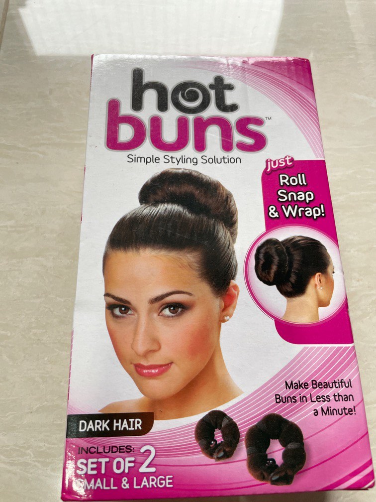Jml hair styling : Hot buns simple stying solution, Beauty & Personal ...