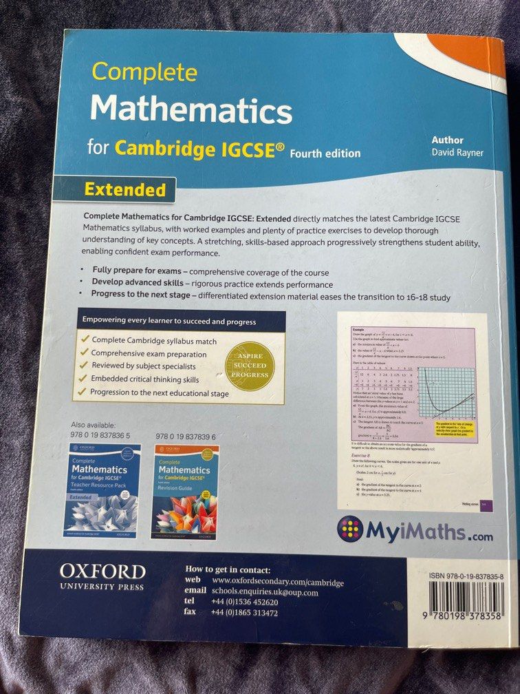 Igcse Math Textbook Hobbies And Toys Books And Magazines Textbooks On