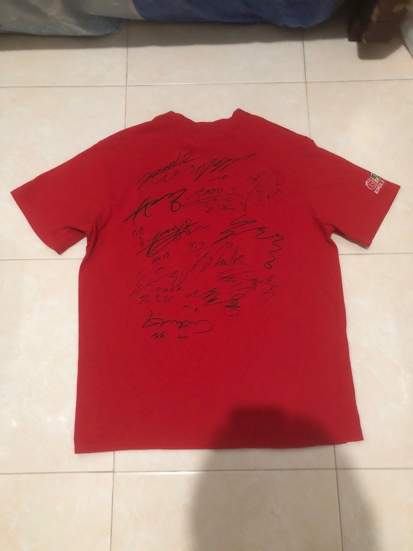 KFA Official Merchandise timnas Korea bergambar backhit signature ...