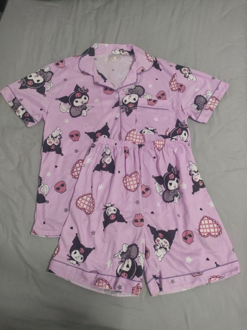 Kuromi pyjamas, Babies & Kids, Babies & Kids Fashion on Carousell