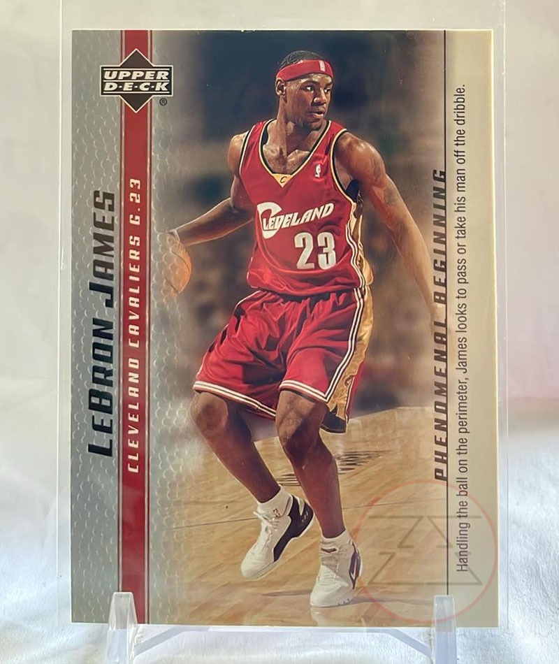 Lebron James 2004 Upperdeck Phenomenal Beginning no. 2 NBA card ...
