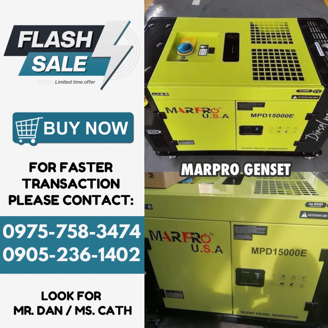 Marpro Genset, Commercial & Industrial, Construction & Building ...
