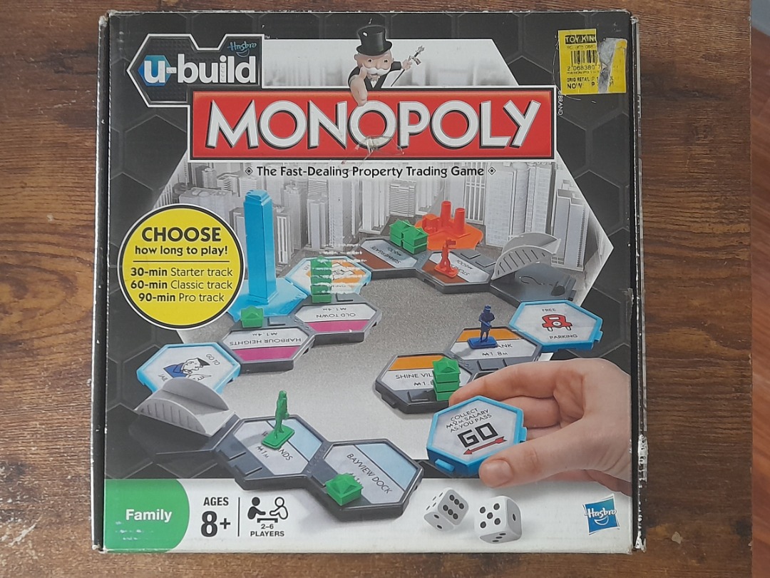 Monopoly: U-Build, Hobbies & Toys, Toys & Games on Carousell