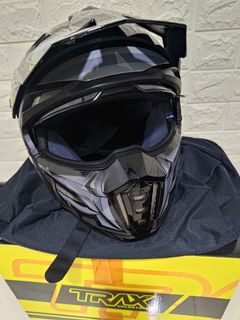 Red Full Face Flip Up Motorcycle Motorbike Bike Modular Fin Lip Helmet ...