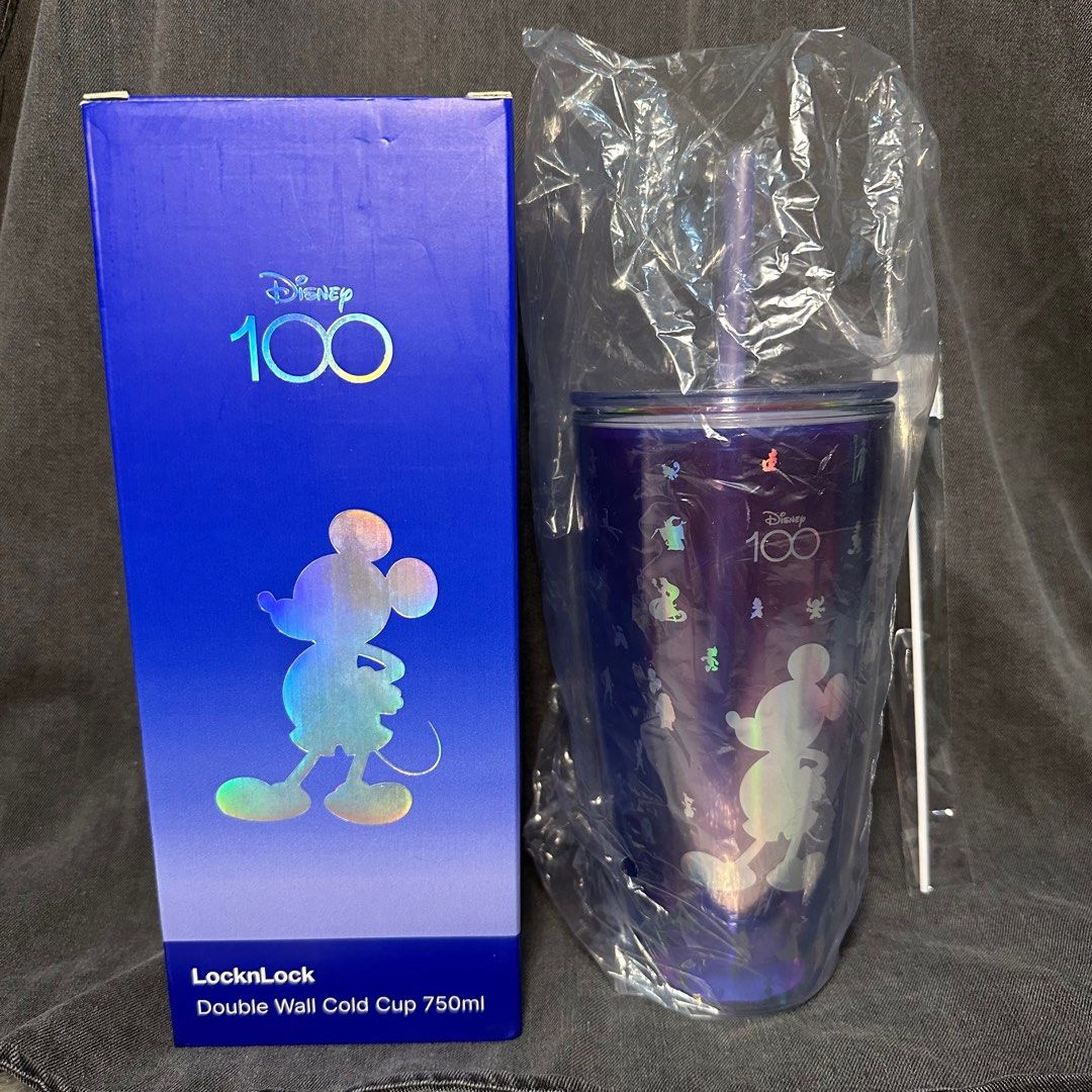 [NEW] LocknLock Double Wall Cold Cup Disney100 Edition 750ML, Kitchen ...