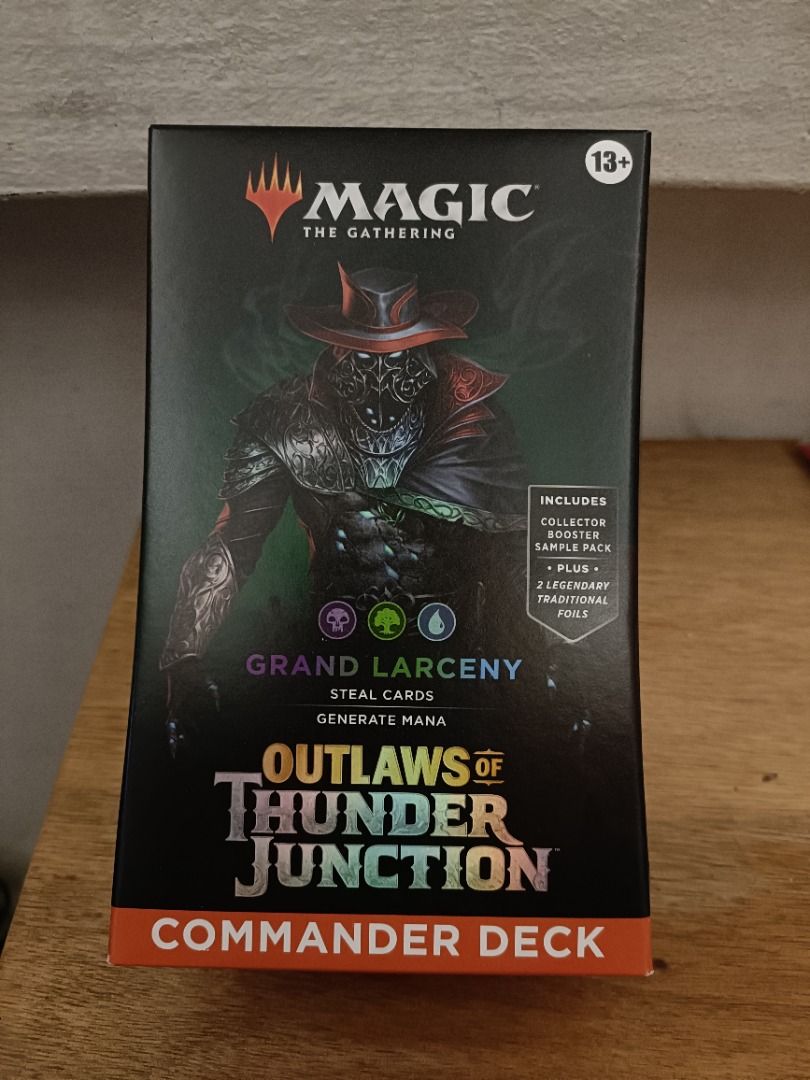 Outlaws of Thunder Junction precon Grand Larceny MTG OTJ deck Commander ...