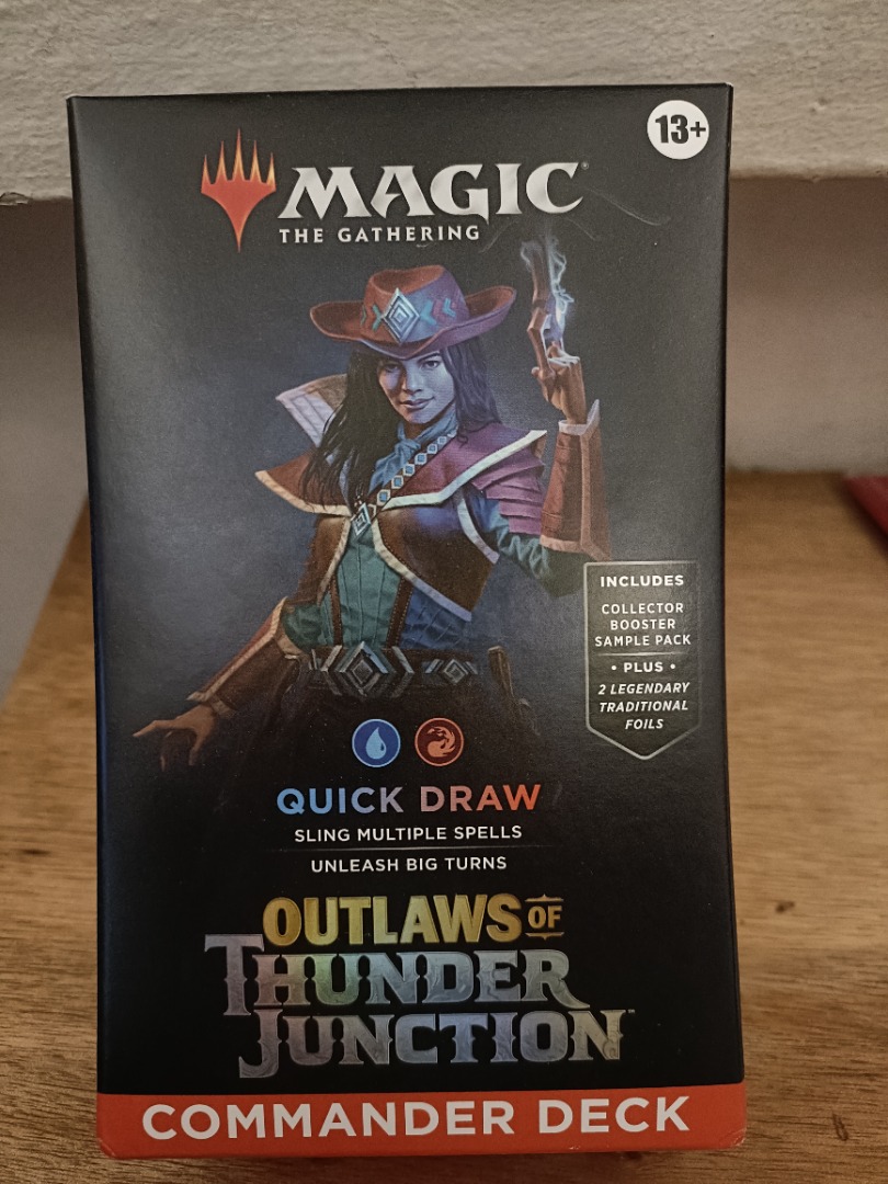 Outlaws of Thunder Junction precon Quick Draw MTG OTJ deck Commander ...