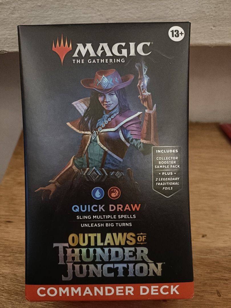 Outlaws of Thunder Junction precon Quick Draw MTG OTJ deck Commander ...