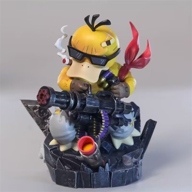Pokemon Contra Psyduck cosplay 14cm PVC Figure Pikachu Charizard ...