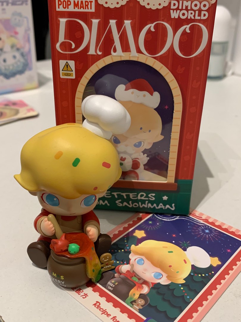 POPMART DIMOO-Letters from snowman-Recipe for Wonder-, Hobbies & Toys ...