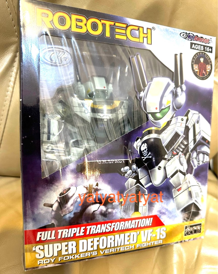 全新未開 超時空要塞 Robotech Marcross Super Deformed VF-1S 及 Fast Pack Armor Set ...