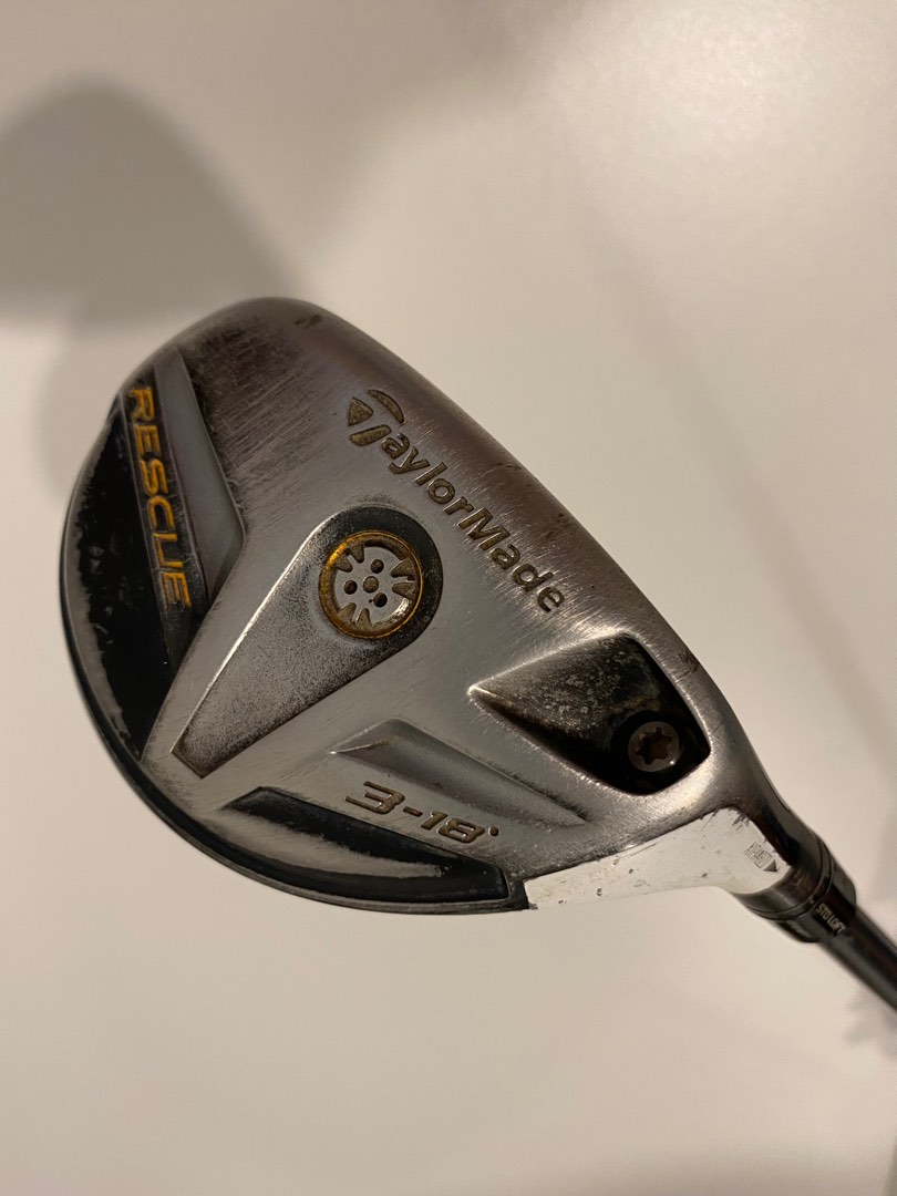 TaylorMade R11 - 3 Rescue Wood (Fujikura Rescue 65 Flex-R), Sports ...