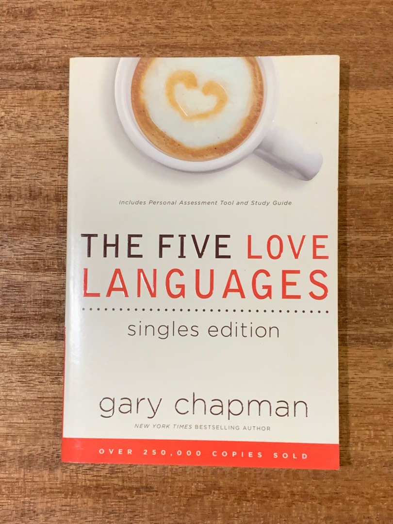 THE FIVE LOVE LANGUAGES ; singles edition book by gary chapman, Hobbies ...