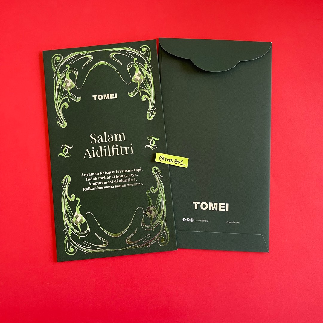 Tomei Raya packet / Sampul raya 2024, Hobbies & Toys, Stationery ...