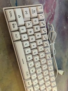 Onikuma G25 sakura pink keyboard, Computers & Tech, Parts & Accessories ...