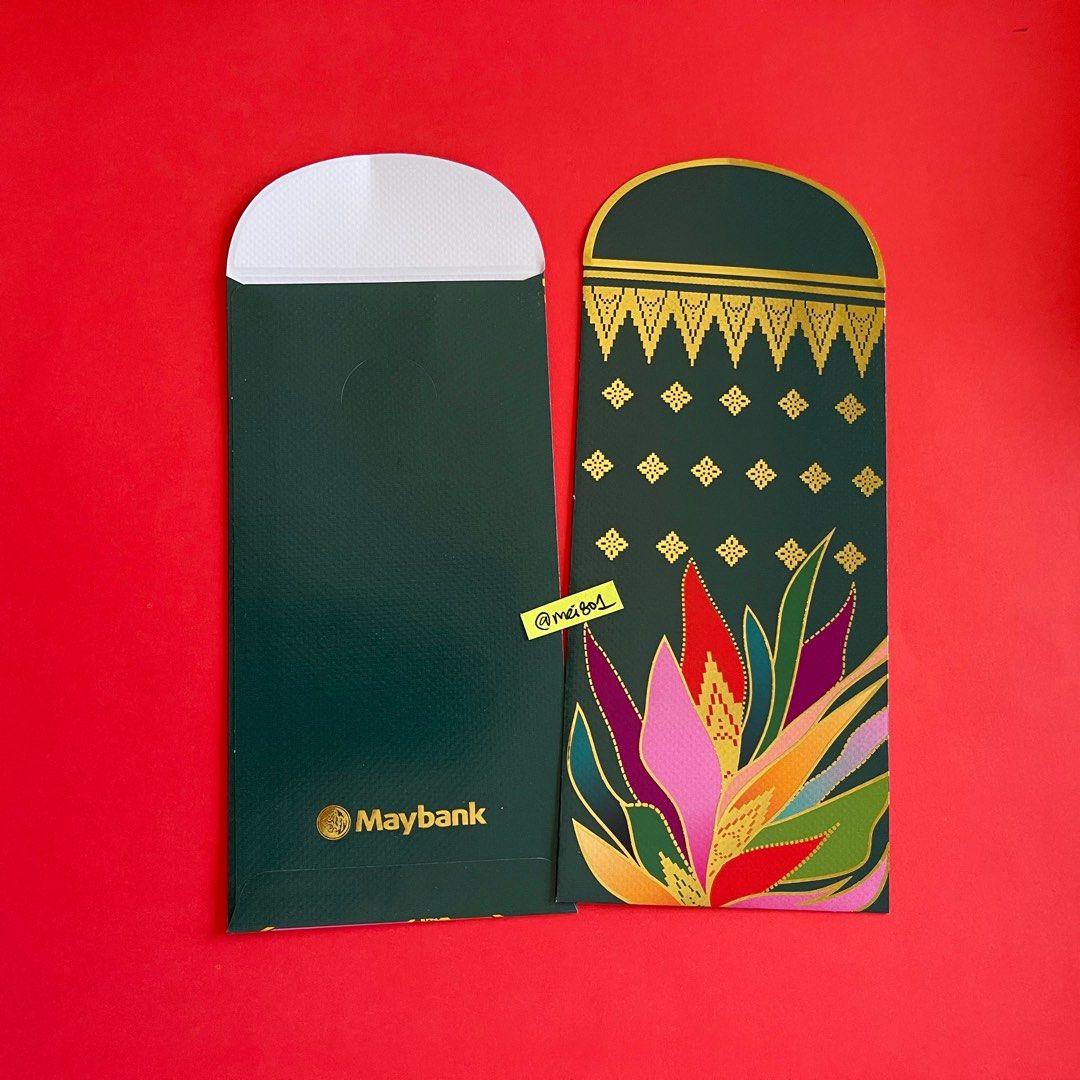 Raya Packet 2024 (3pc) / RHB / CIMB / Hong Leong / Maybank / Public Bank Raya Packet, Hobbies ...