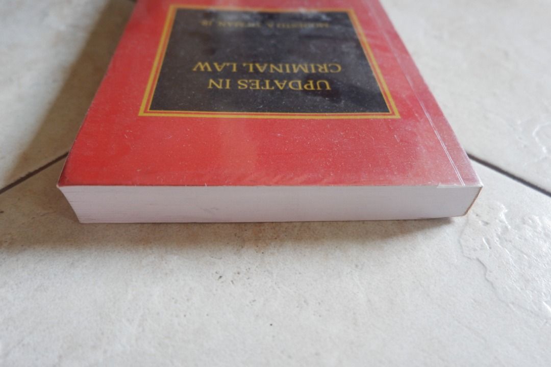 Updates in Criminal Law by Modesto A. Ticman, Jr., Hobbies & Toys ...