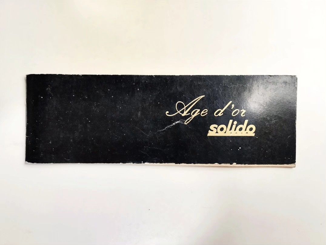 Vintage 1975 Solido Model Vehicles' Factory Catalog in French, Toys ...