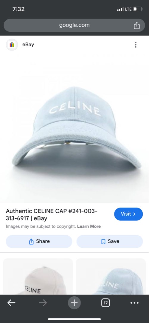 Vintage celine hat, Luxury, Accessories on Carousell