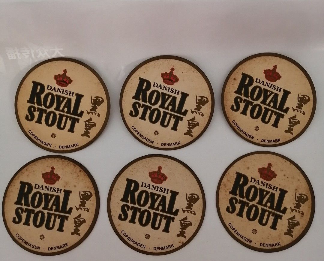 Vintage Danish Royal Stout Coaster, Hobbies & Toys, Collectibles ...