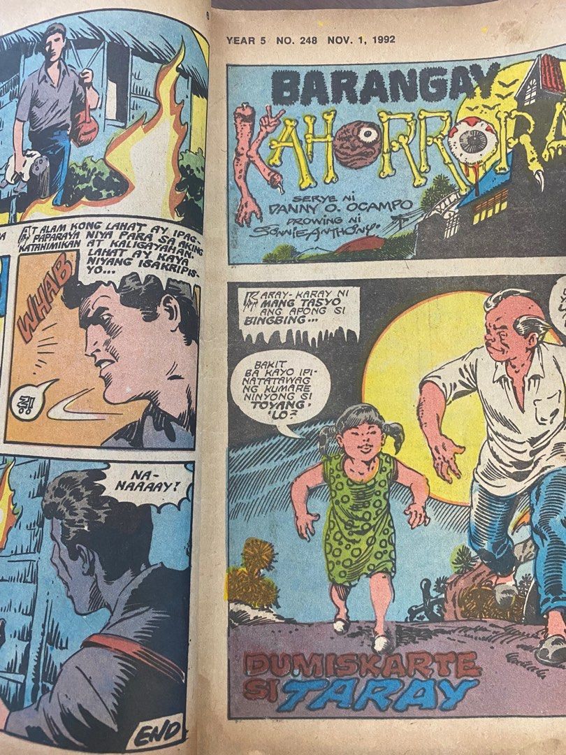 Vintage Pinoy Komiks Comics - Space Horror Magazine Nov. 1, 1992 Issue ...