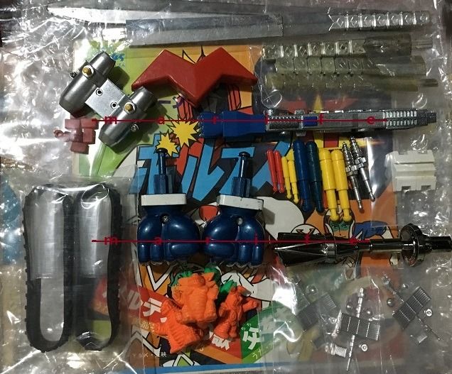 volt panzer Voltes V 1977 DX godaikin part & accessories popy japan ...