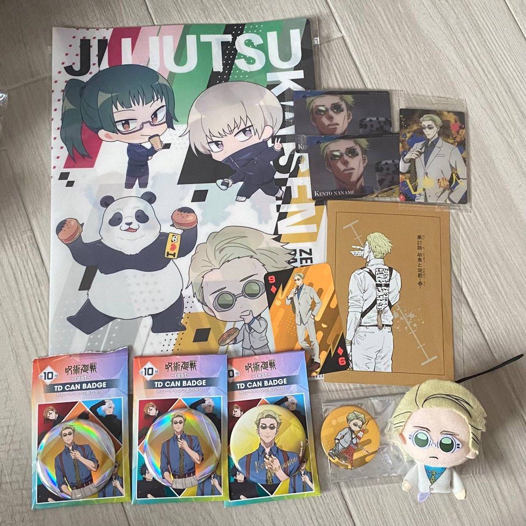 WTS>Jujutsu Kaisen JJK Official Merchandise Gojo Satoru Toji Nanami ...
